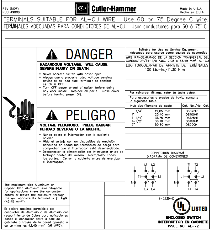 Wiring a DT223URH-N to a Portable Generator